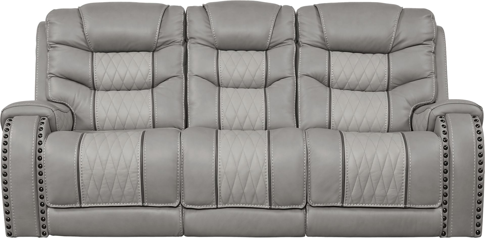 Eric Church Highway To Home Headliner Gray Leather Manual Reclining ... Eric Church Highway To Home Headliner Gray Leather Manual Reclining ...