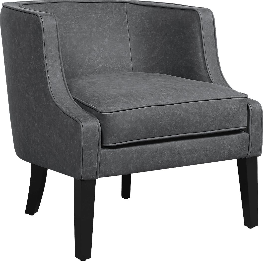 Essie Black Accent Chair - Rooms To Go