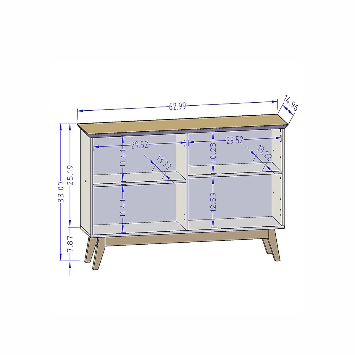 Eula Brown Dark Wood Buffet | Rooms to Go