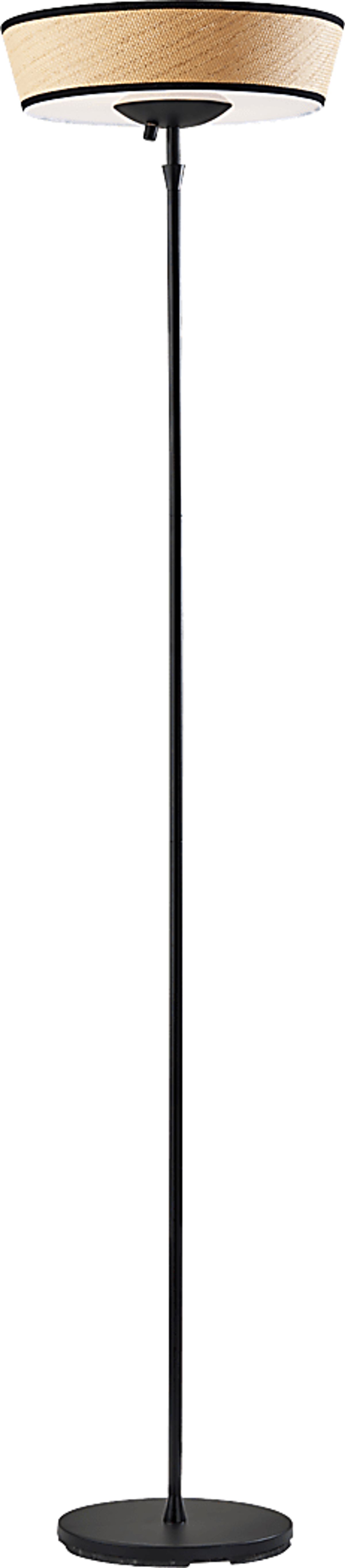 Everina Drive Natural Beige,White Floor Lamp | Rooms to Go