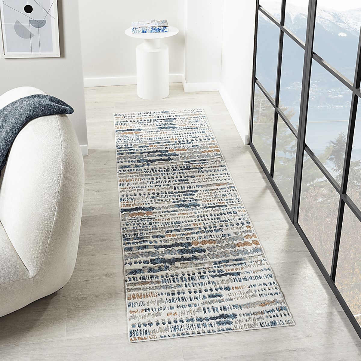 Basili Blue,Gray,Multi Rugs | Rooms to Go