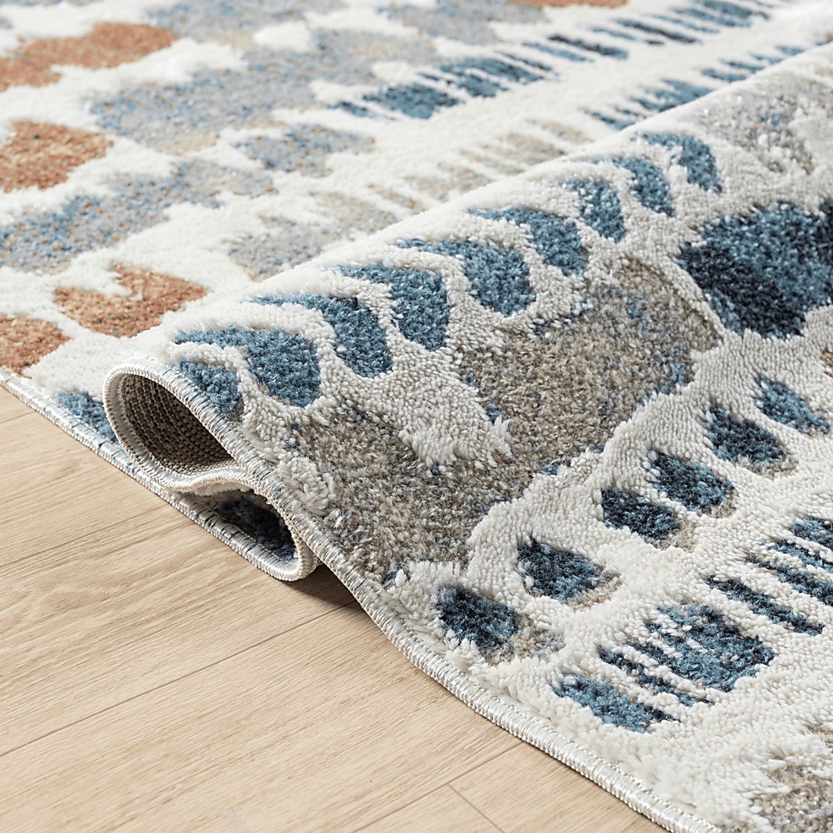 Basili Blue,Gray,Multi Rugs | Rooms to Go
