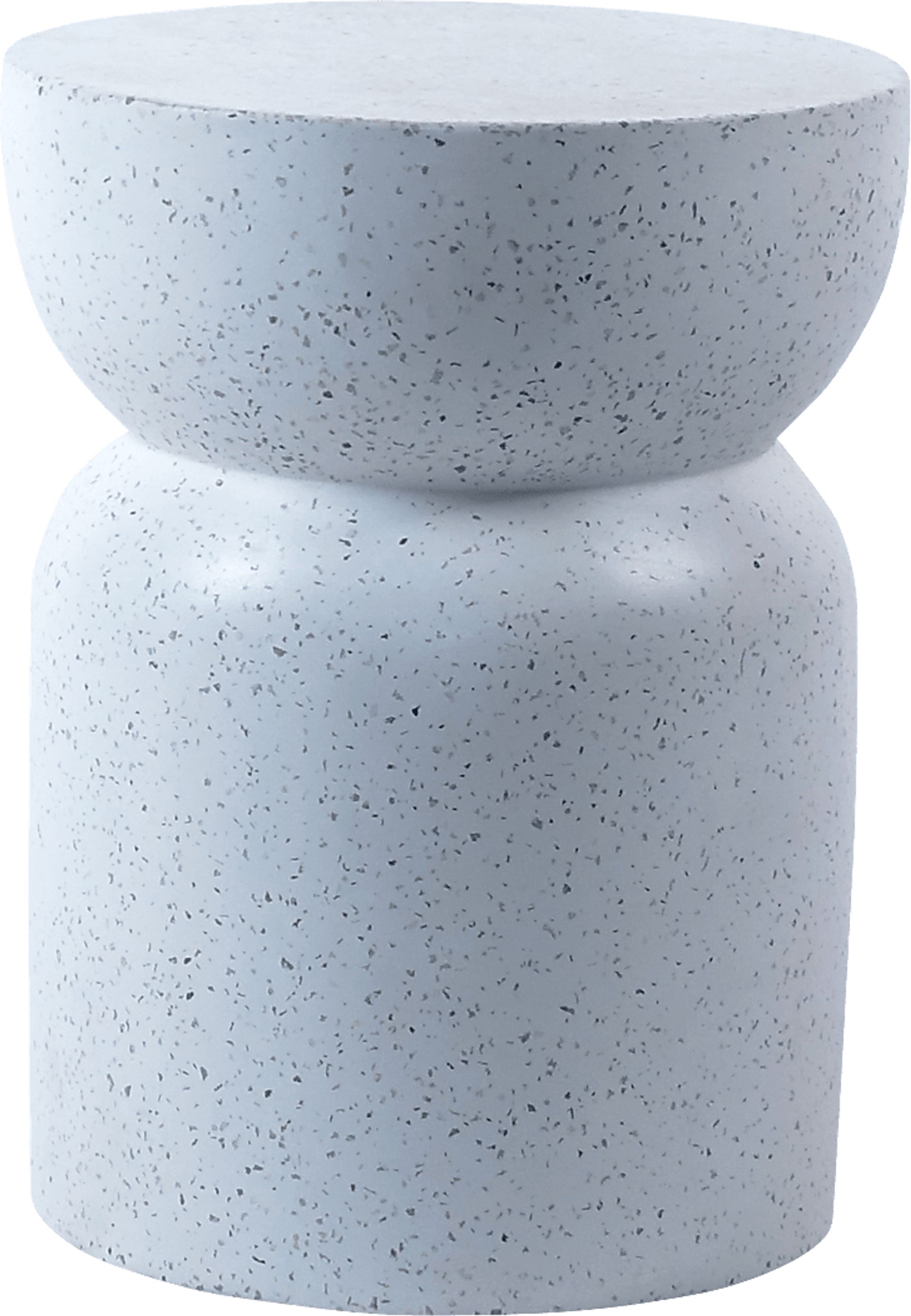 Evigo White Outdoor Stool | Rooms to Go