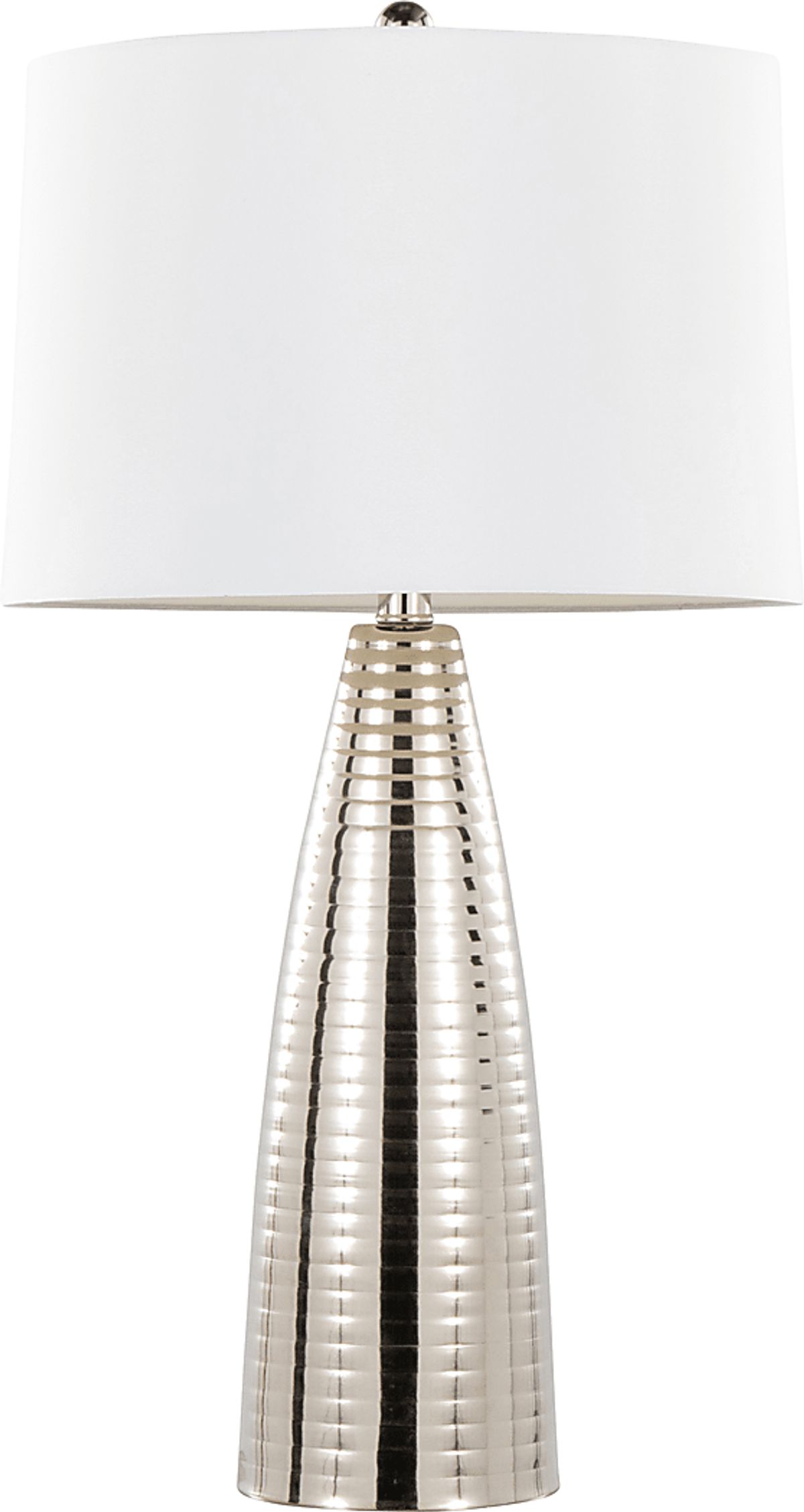 Ewald Shade Silver Gray Table Lamp | Rooms to Go