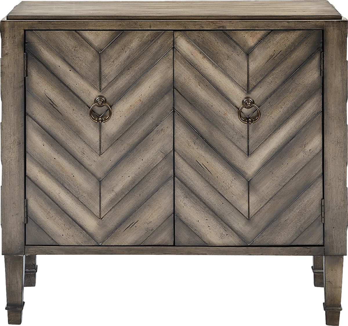 Exeter Beige Colors,Light Wood,White Accent Cabinet | Rooms to Go