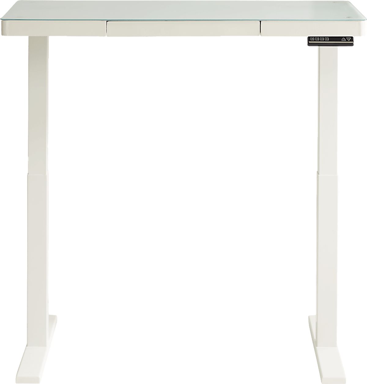 Exeter Place White Colors,White Adjustable Desk | Rooms to Go