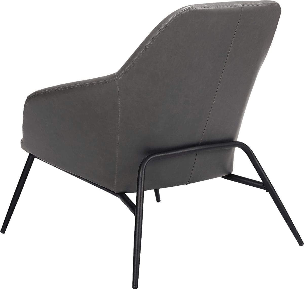 Exetor Gray Polyurethane Fabric Accent Chair | Rooms to Go