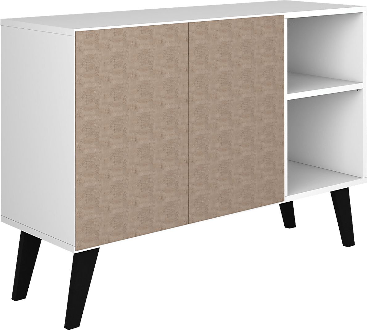 Exmore White Open Sideboard - Rooms To Go