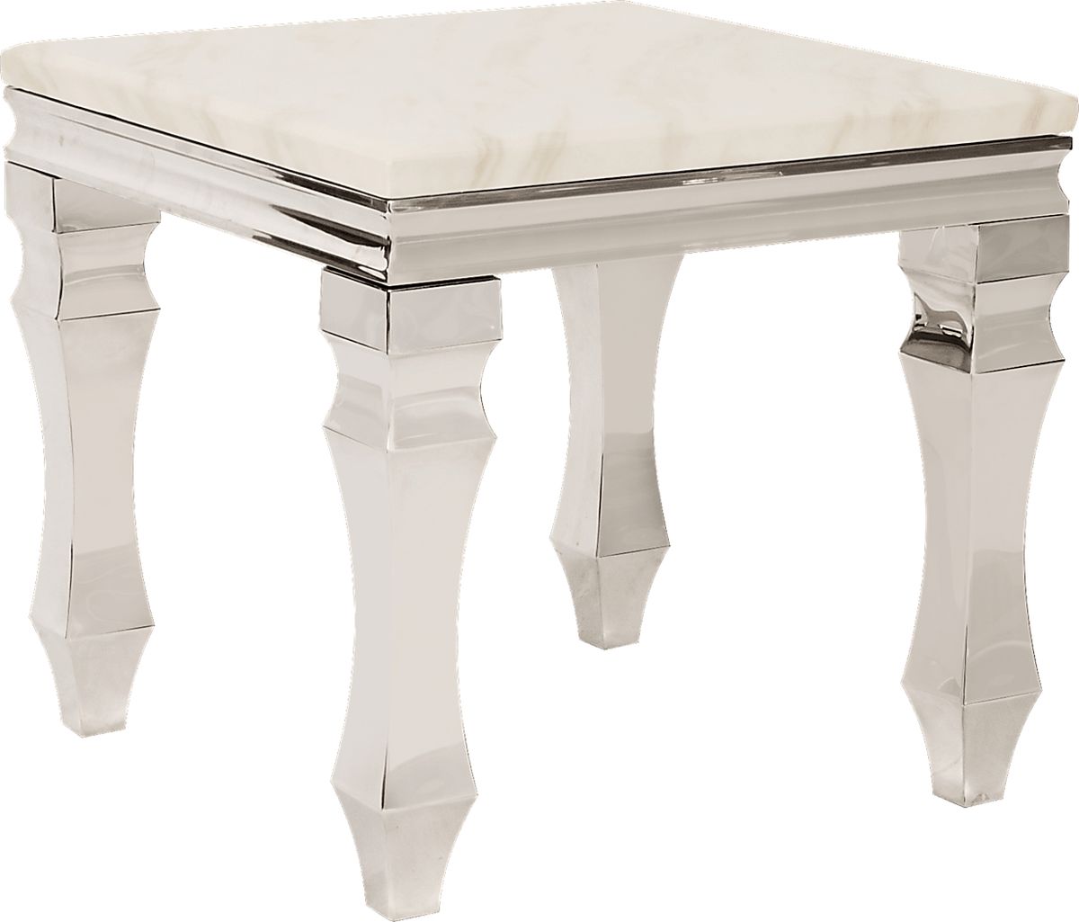 Fairacre Silver Gray Accent Table | Rooms to Go