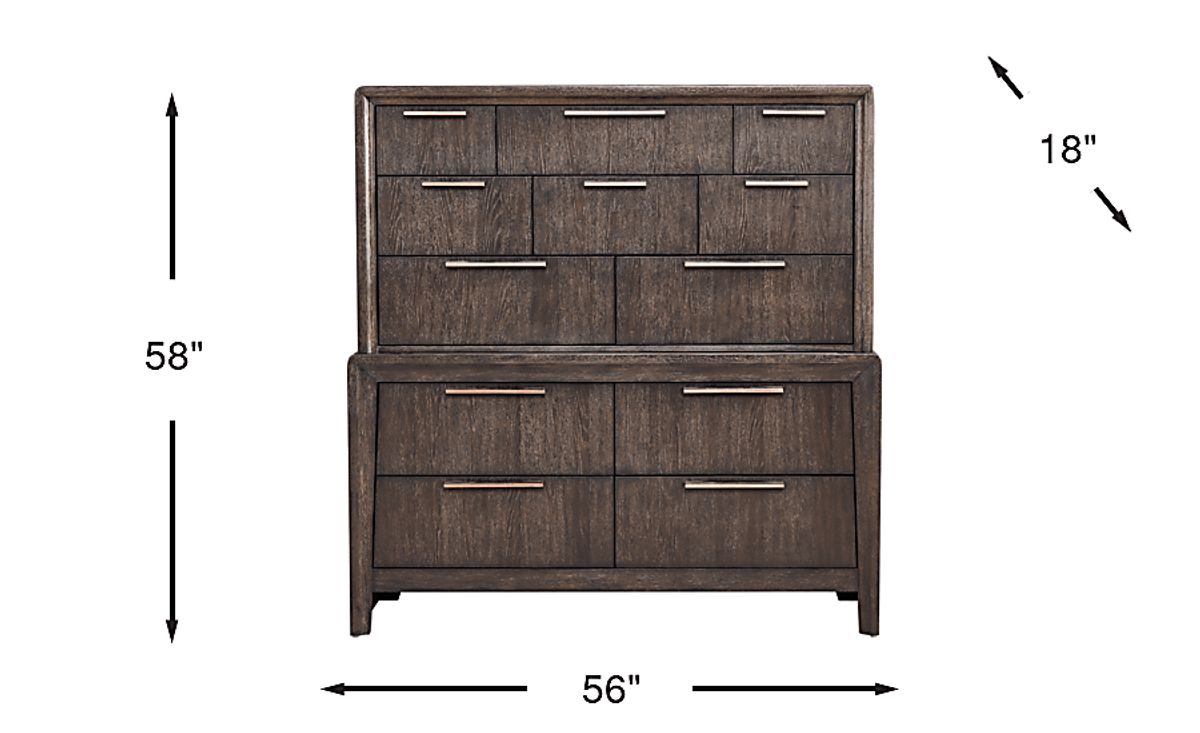 Cindy Crawford Fairfax Gray Master Chest | Rooms to Go