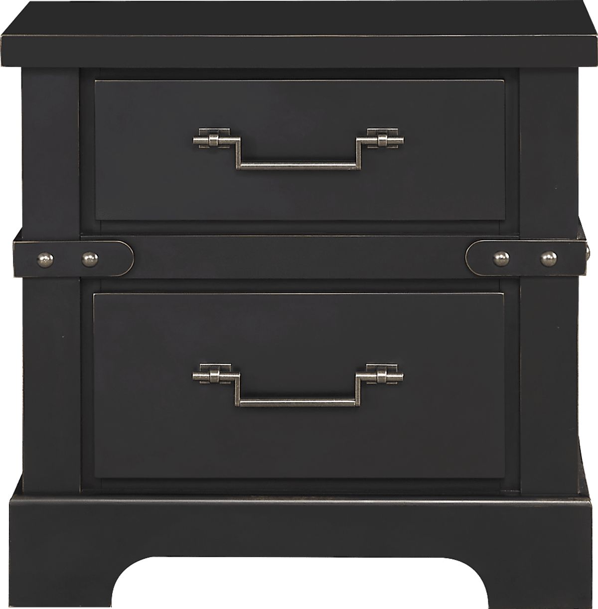 Fairhaven Black Black,Colors Nightstand With Usb | Rooms to Go