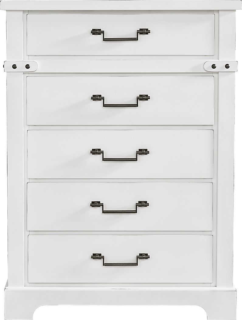 Fairhaven 5 Pc White Colors,White Queen Bedroom Set With 3 Pc Queen ...