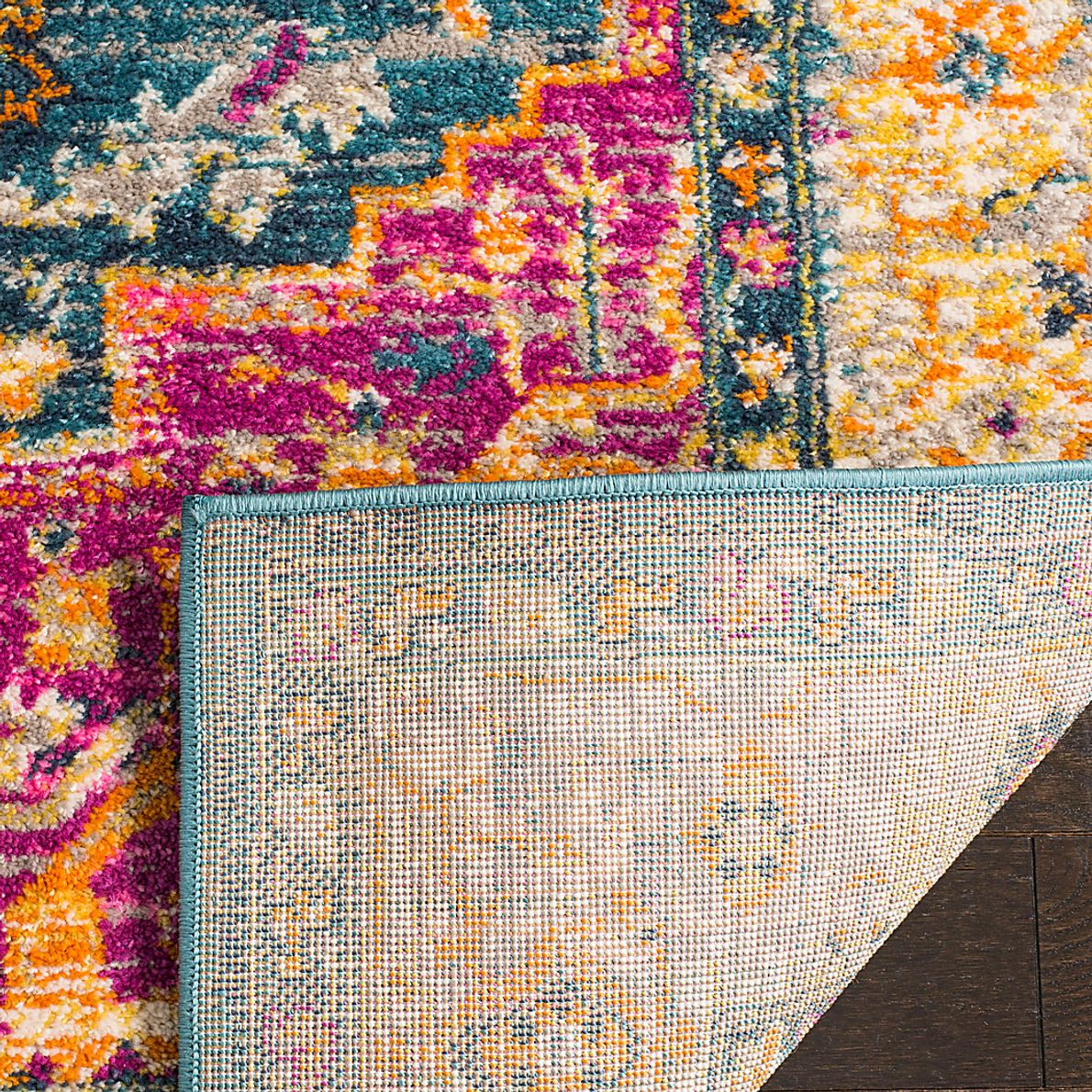 Fairview Spring Blue 5'1 x 7'6 Rug - Rooms To Go