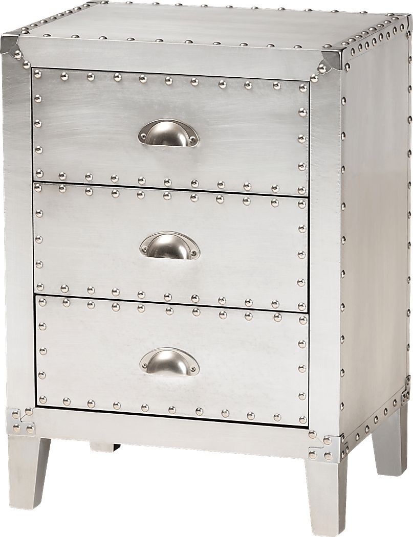 Brocton Gray Leather Accent Chair | Rooms to Go