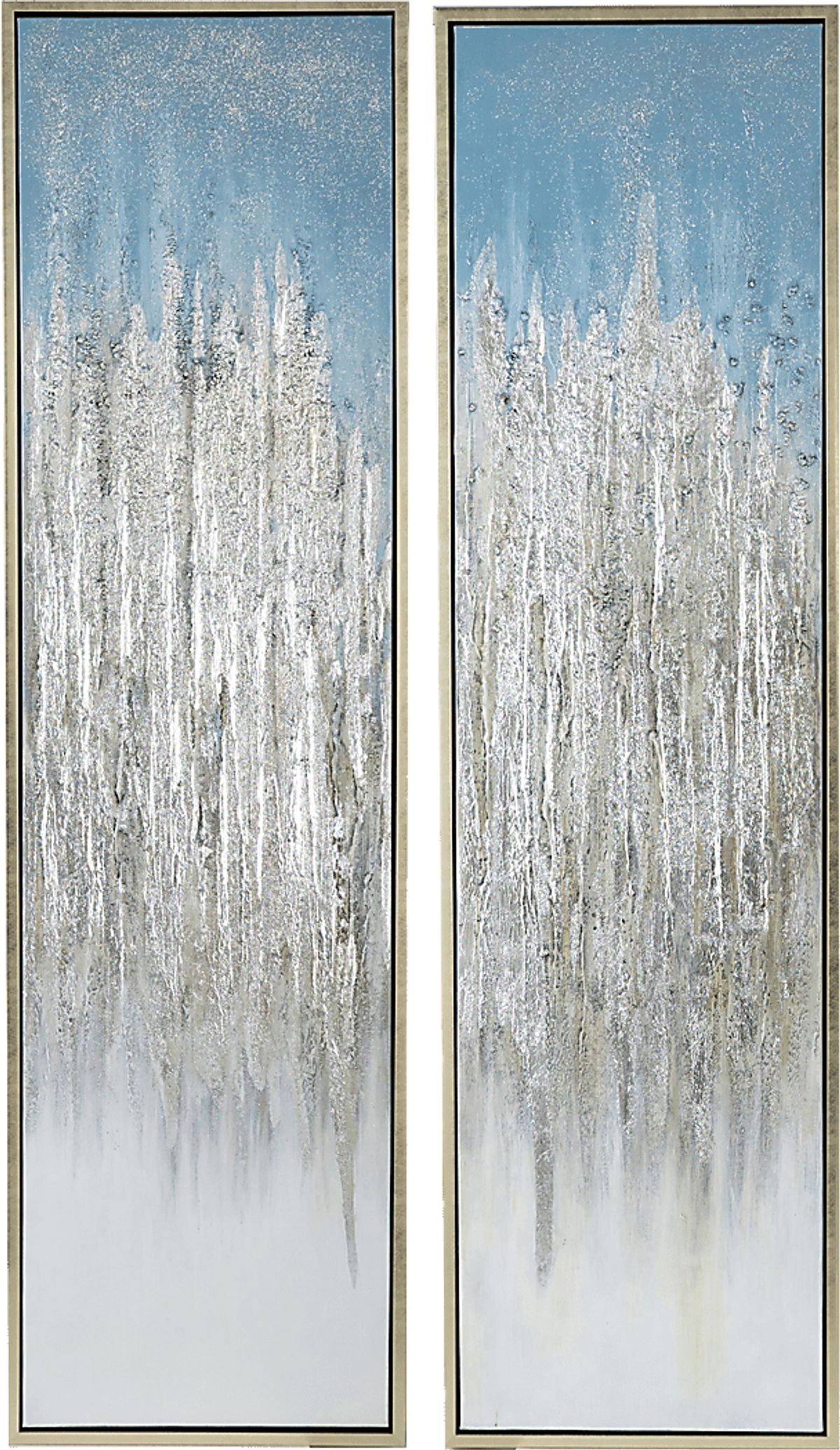 Falkirk Blue Artwork, Set Of 2 | Rooms to Go