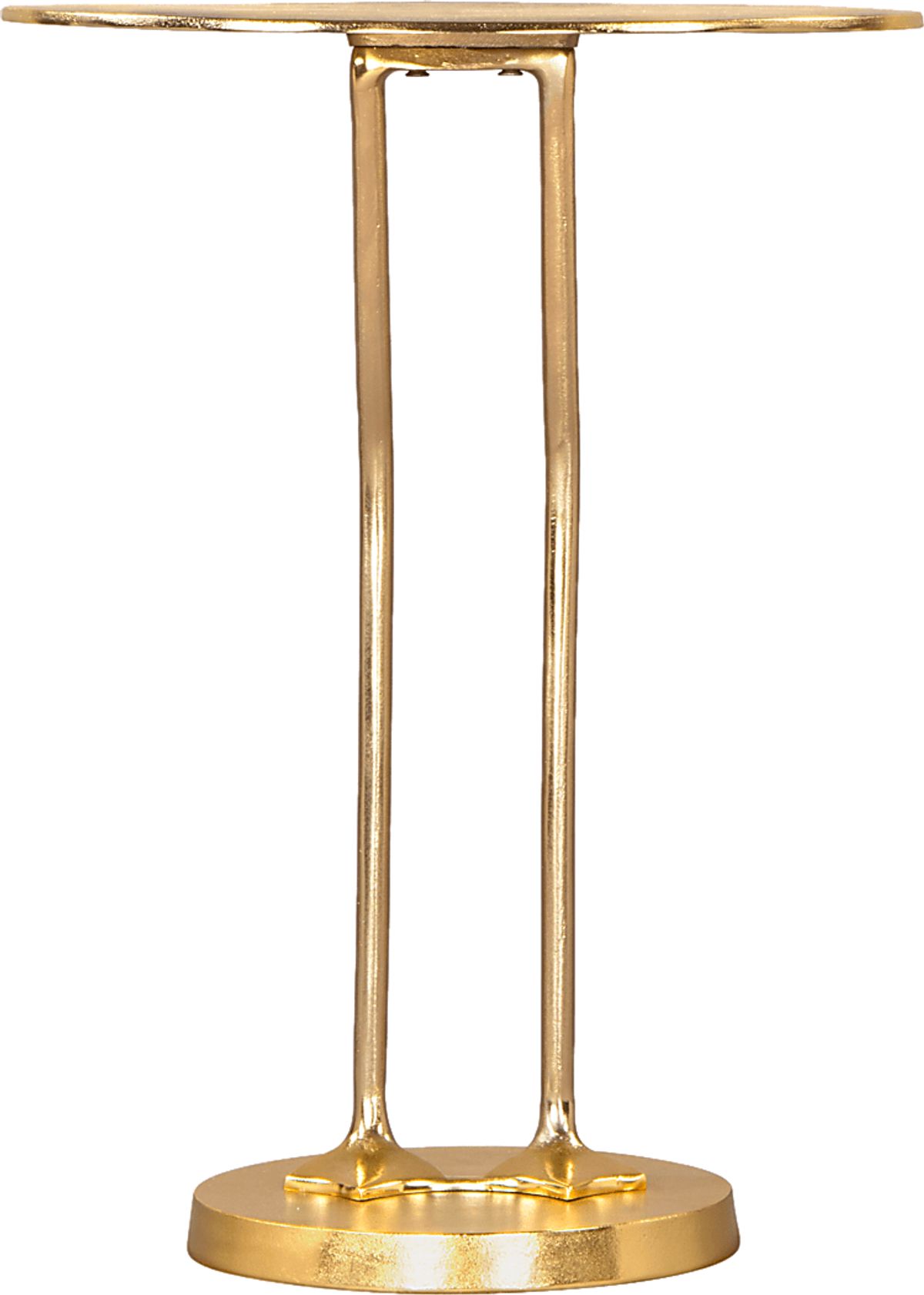 Fantail Gold Colors,Metal End Table | Rooms to Go