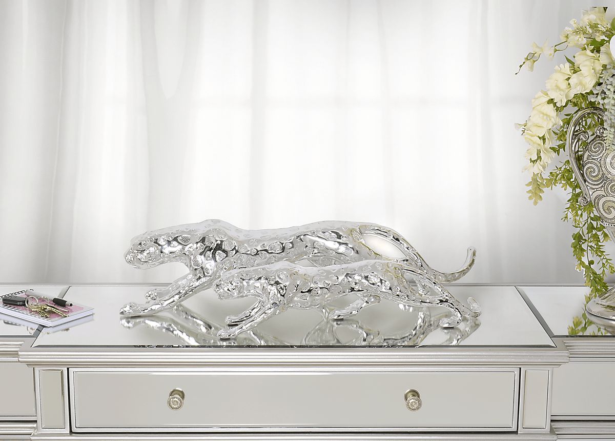 Faraa I Silver Gray Sculpture | Rooms to Go