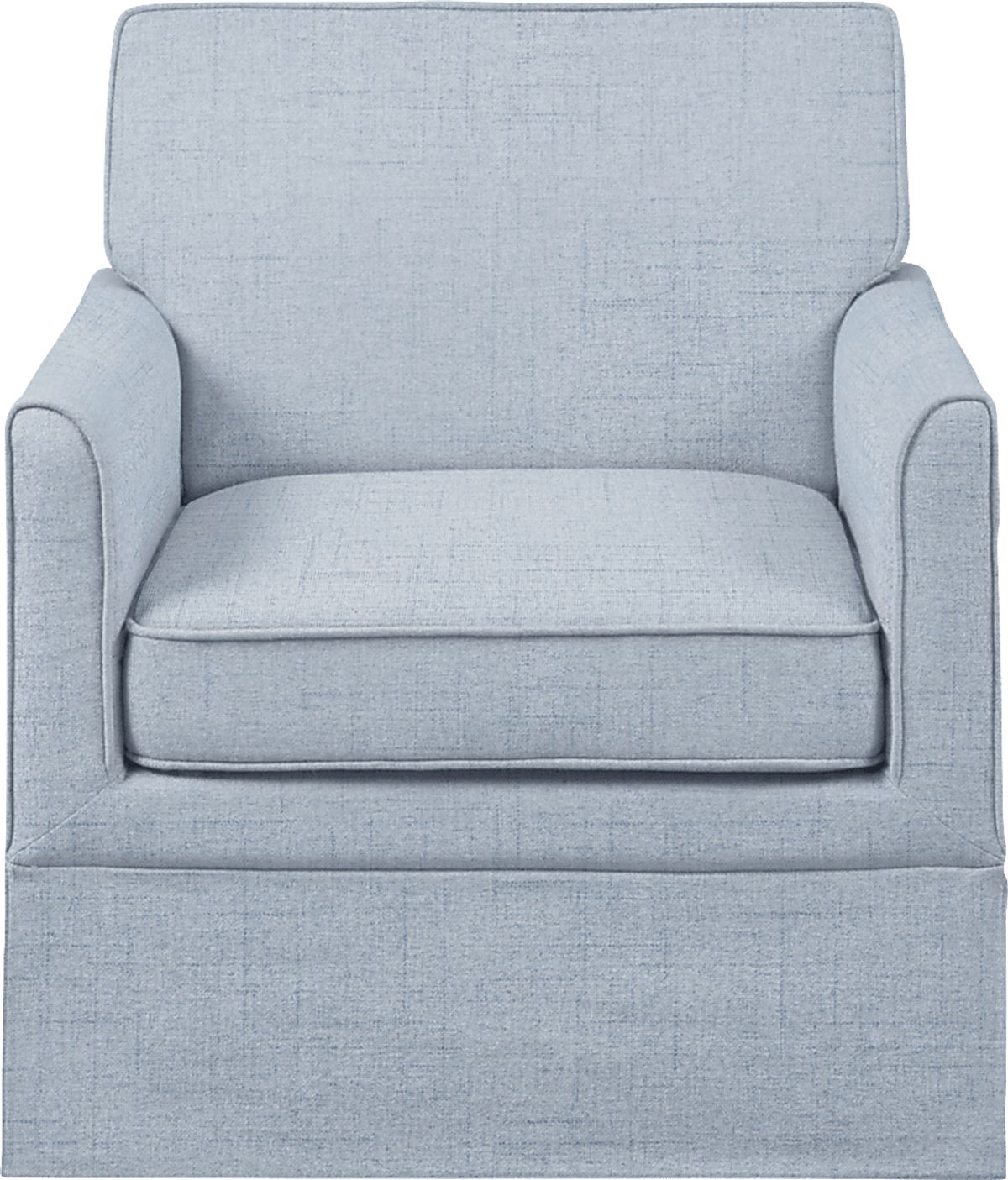 Farnswood Light Blue Polyester Fabric Accent Chair | Rooms to Go