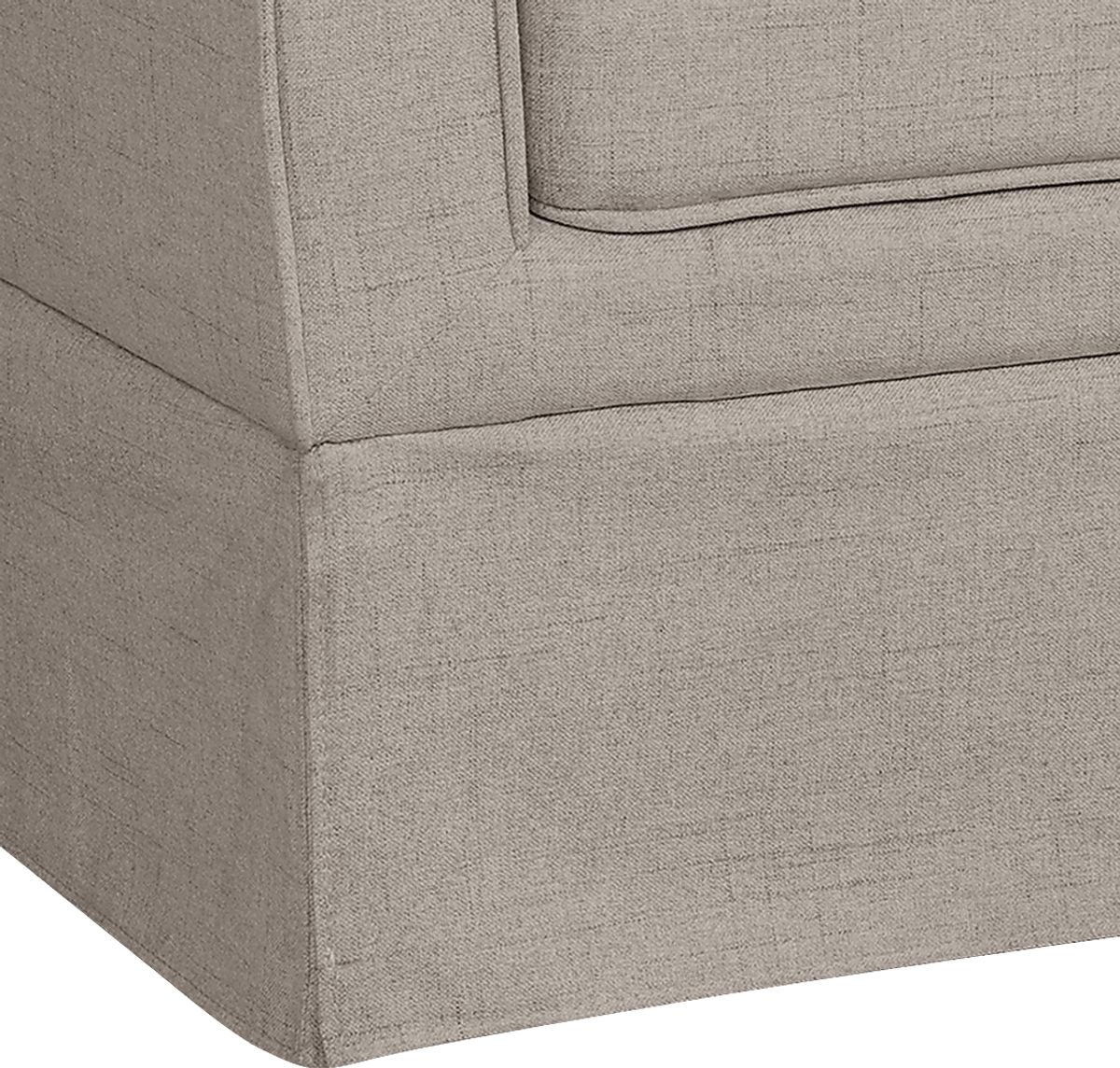 Farnswood Taupe Beige Polyester Fabric Accent Chair | Rooms to Go
