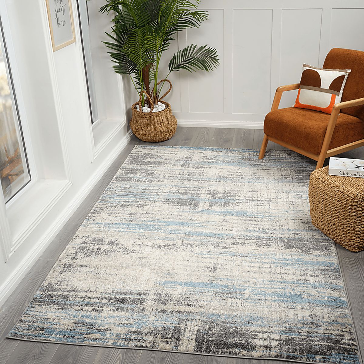 Fasil Blue Rugs | Rooms to Go