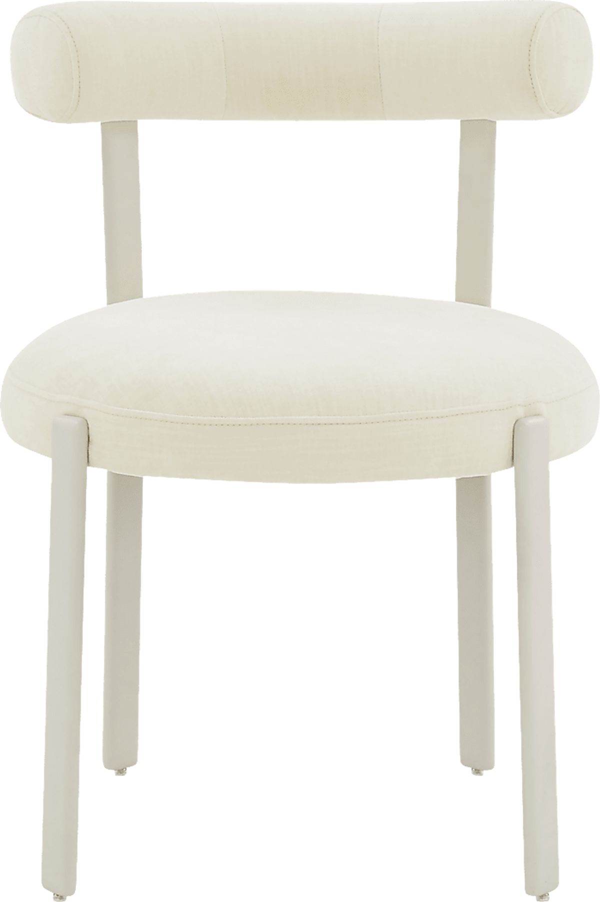 Fayrene Cream Beige Polyester Fabric Dining Chair | Rooms to Go