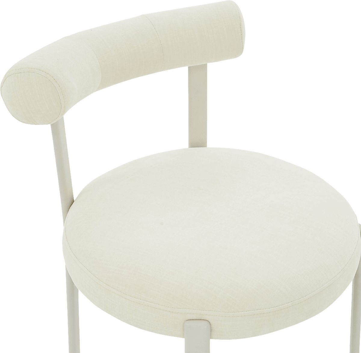 Fayrene Cream Beige Polyester Fabric Dining Chair | Rooms to Go