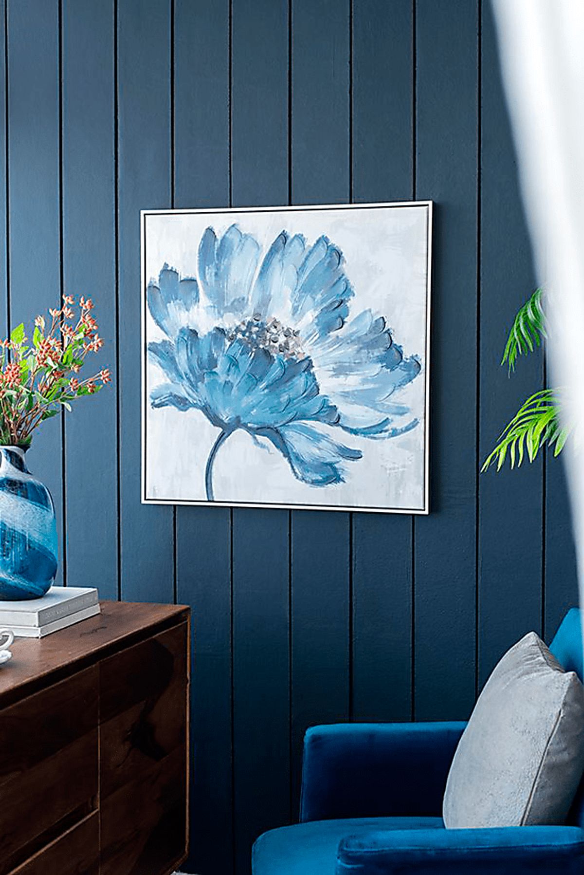 Fedelia Blue Artwork | Rooms to Go