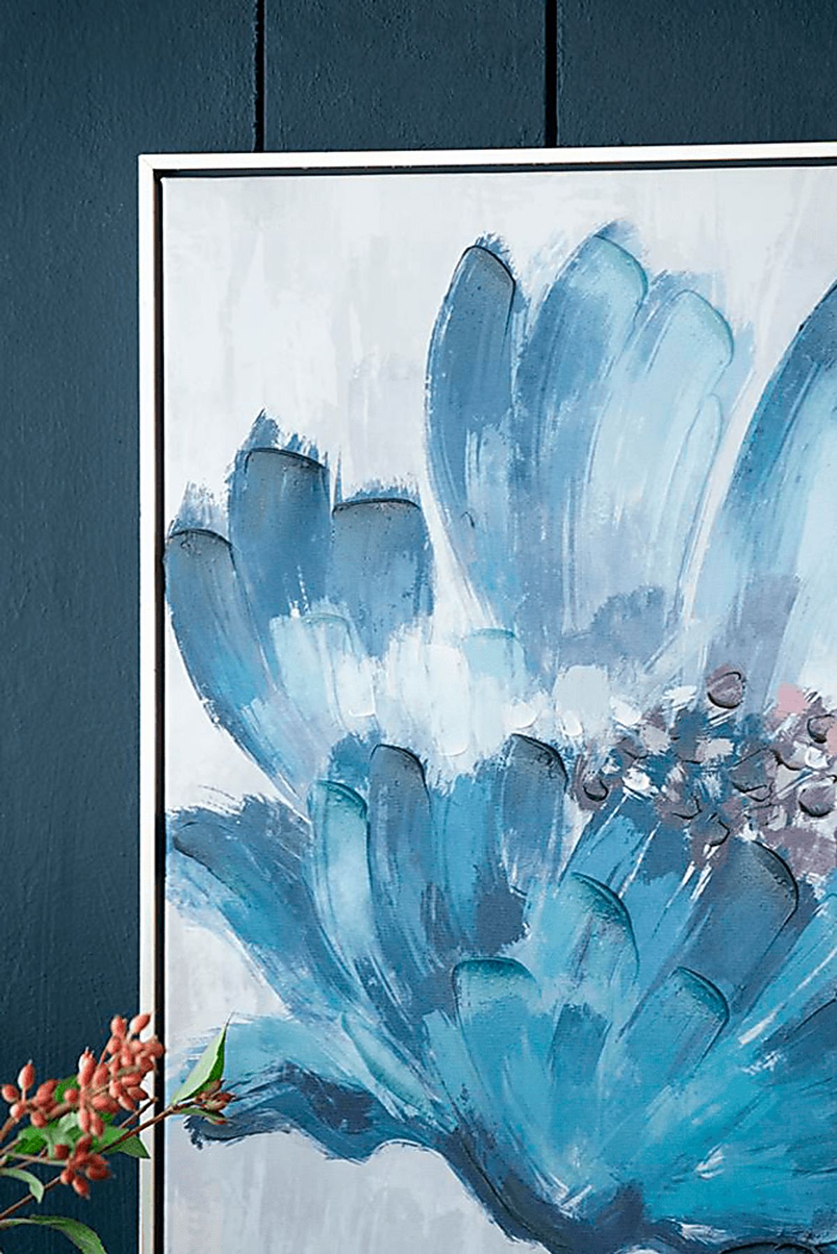 Fedelia Blue Artwork | Rooms to Go