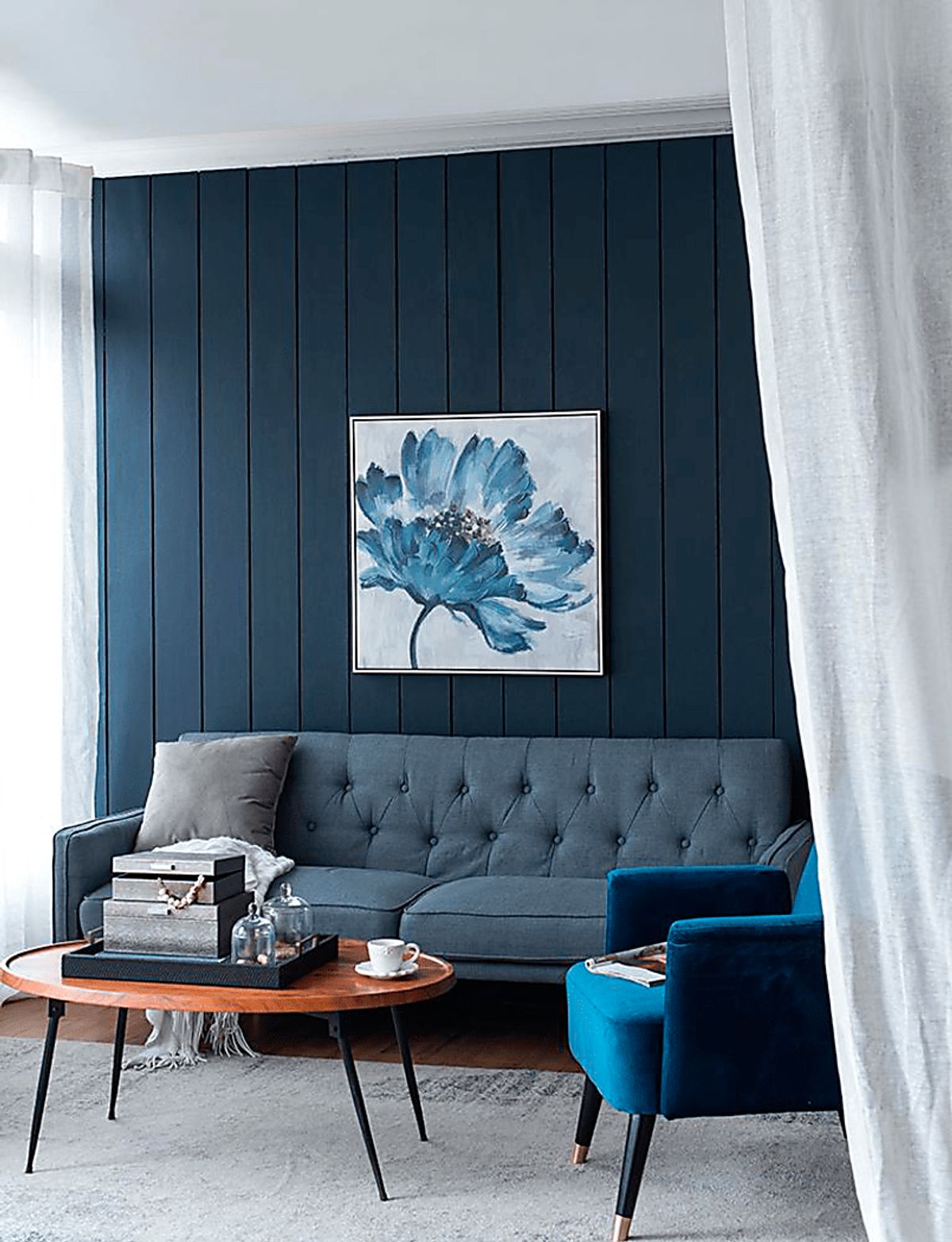 Fedelia Blue Artwork | Rooms to Go