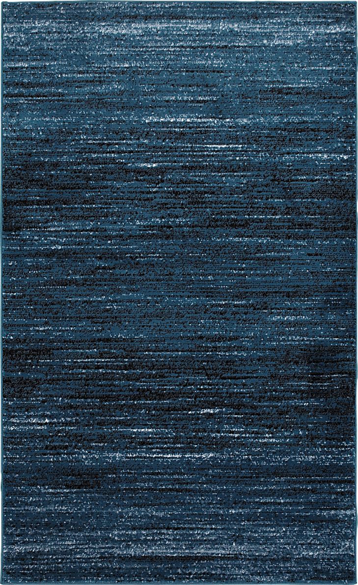 Felosas Dark Blue Rug - Rooms To Go