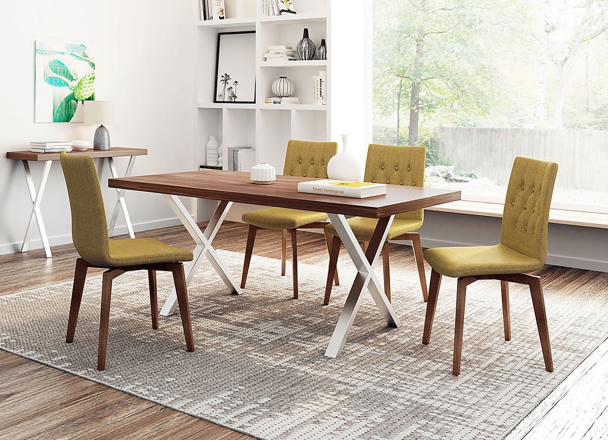 Fenker Green Colors Polyester Fabric Dining Chair, Set Of 2 | Rooms to Go