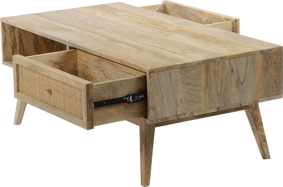 Fenton Beige Cocktail Table - Rooms To Go