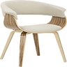 Fenwood Cream Colors,Light Wood,White Arm Chair | Rooms to Go