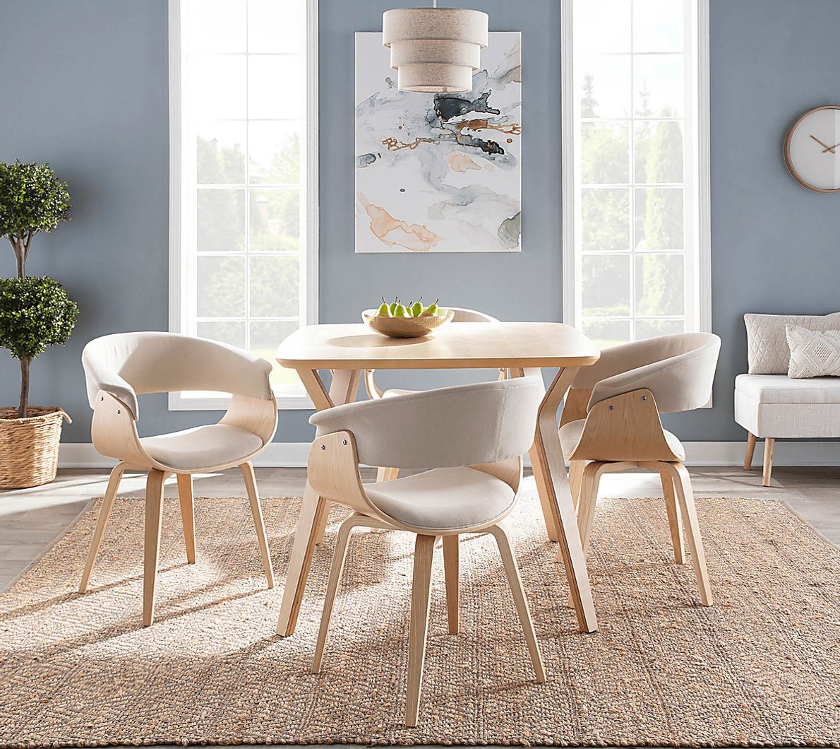 Fenwood Natural Arm Chair - Rooms To Go