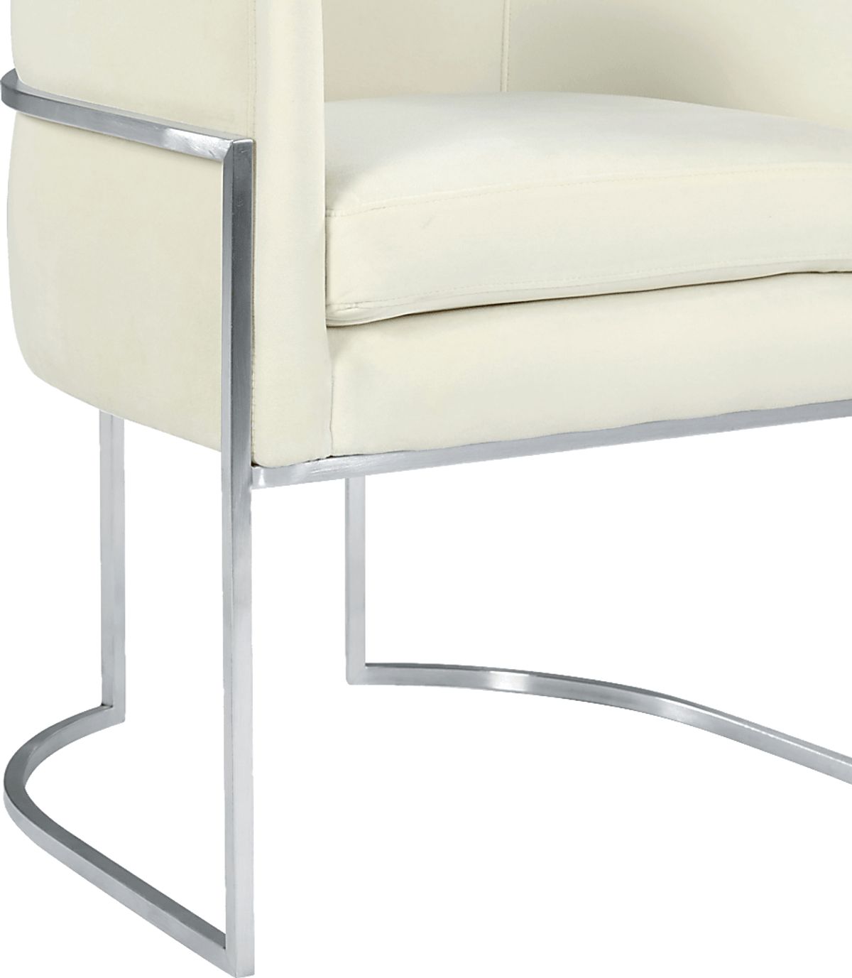 Fera Leah I Cream Colors,Light Wood,White Arm Chair | Rooms to Go