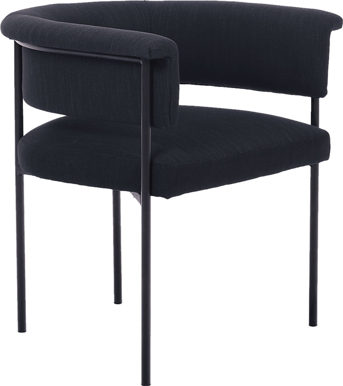 Fermanagh Black Polyester Fabric Arm Chair | Rooms to Go