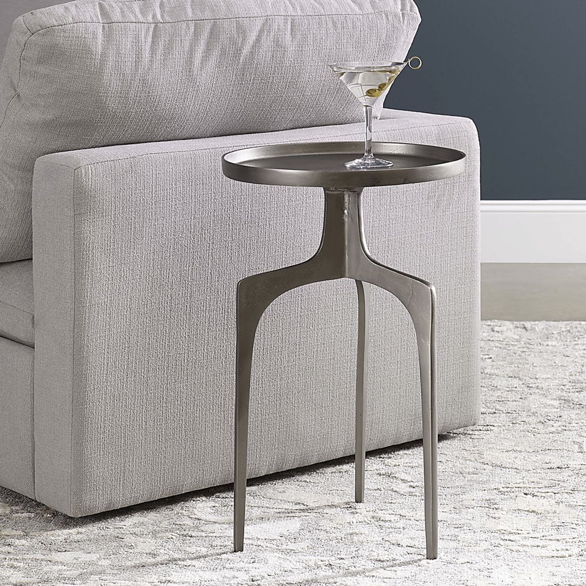 Fernwick Silver Accent Table - Rooms To Go
