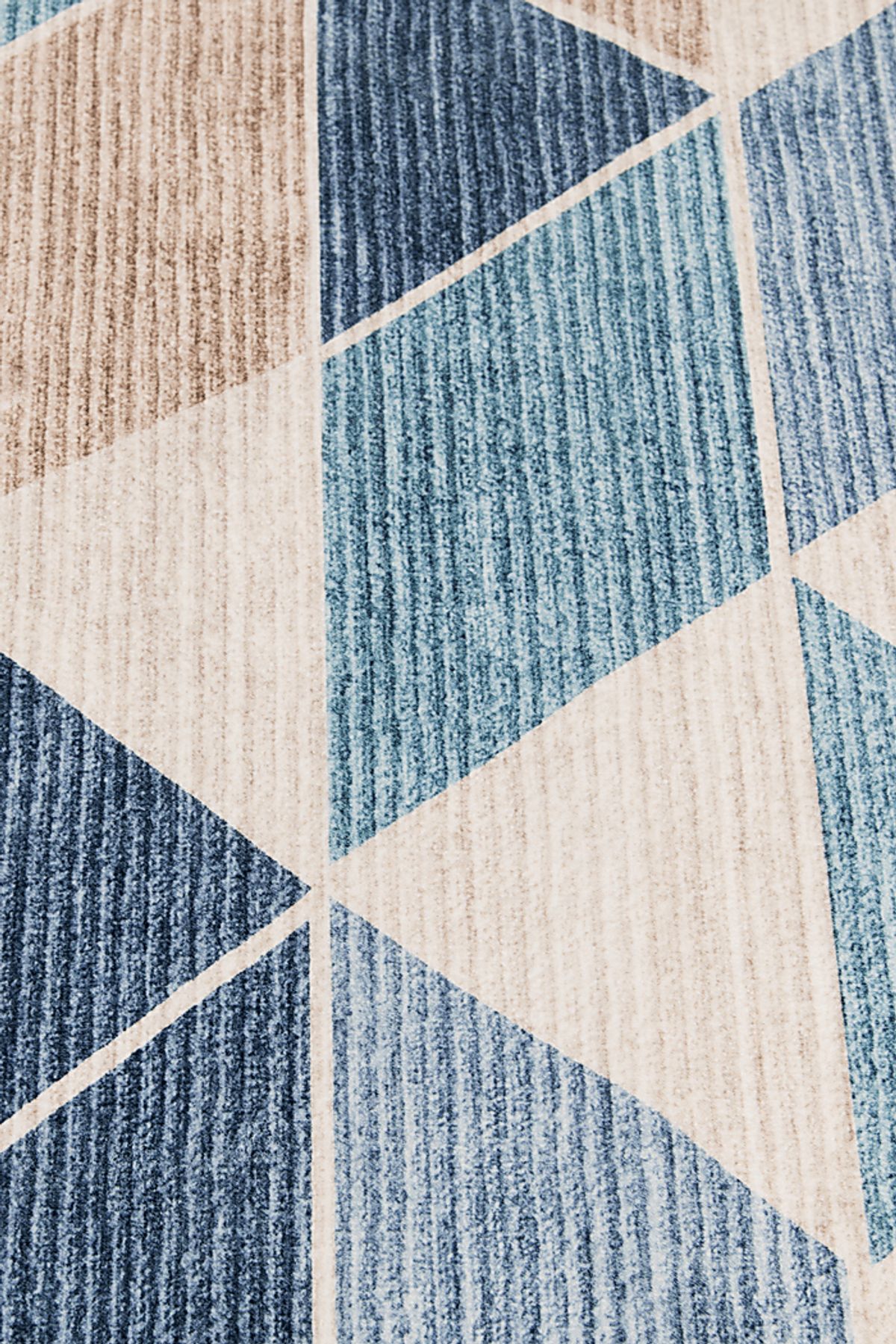 Fetterolf Blue Polyester Fabric Rug | Rooms to Go