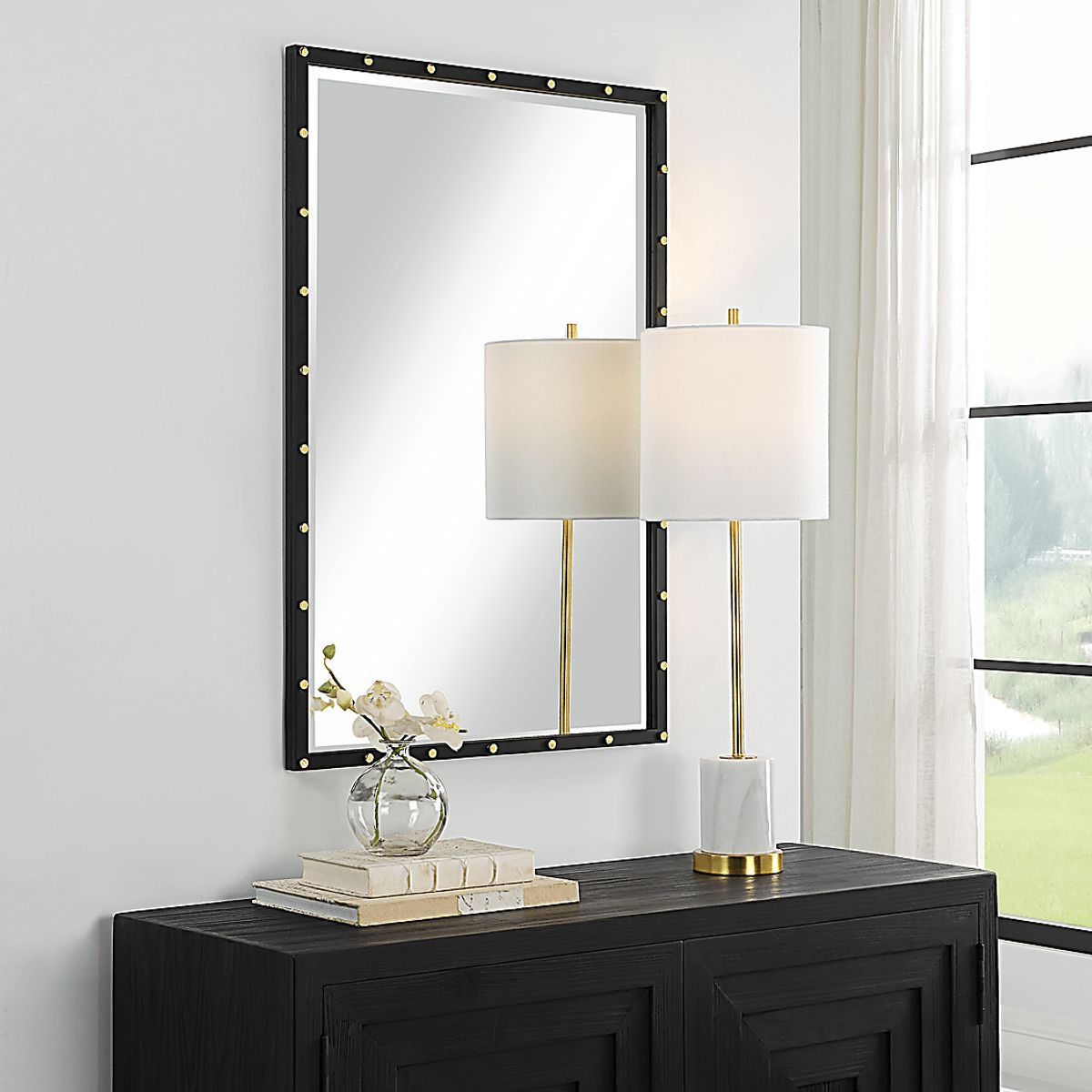 Fiffie Black Black,Colors Mirror | Rooms to Go