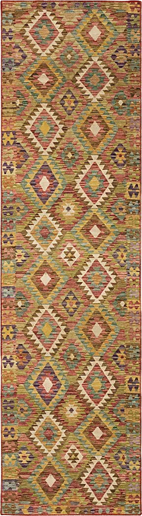 Figuers Multi Polyester Fabric Rug | Rooms to Go