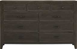 Finlay Espresso Dark Wood Dresser | Rooms to Go