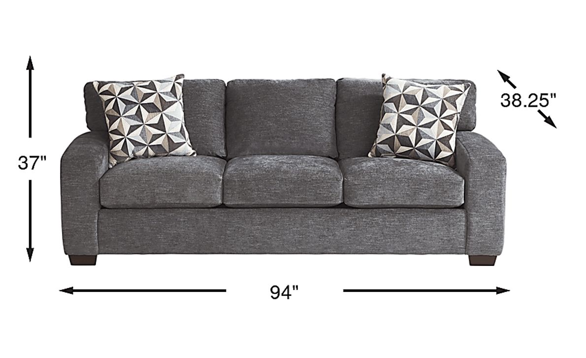 Finley Point Granite Sofa - Rooms To Go