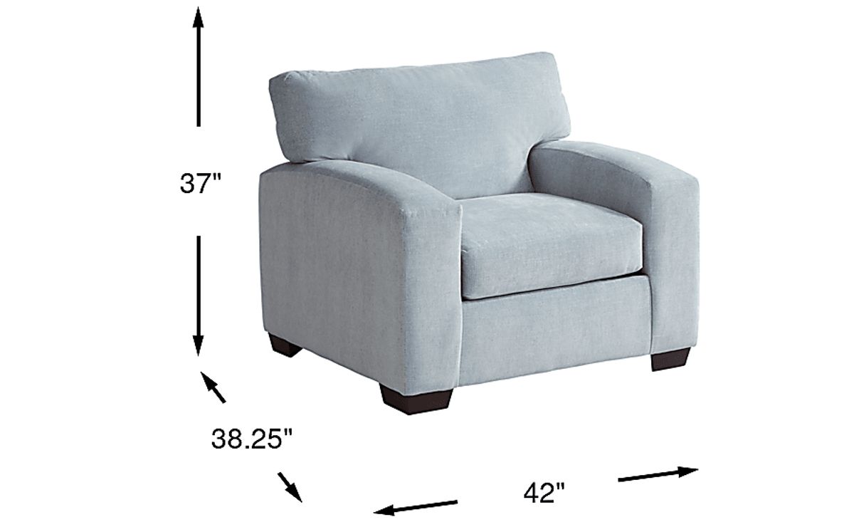 Finley Point Seafoam Green Fabric Chair | Rooms to Go