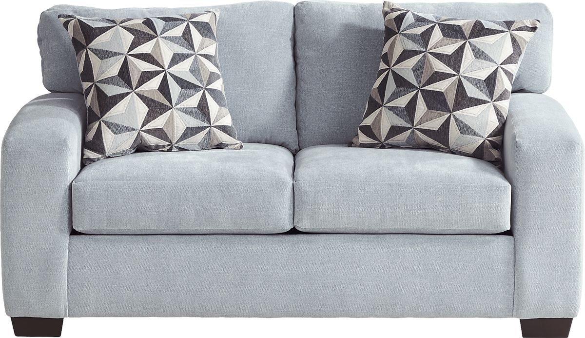 Finley Point 2 Pc Seafoam Green Fabric Living Room Set With Sofa ...