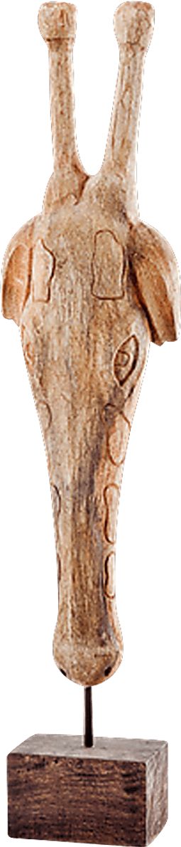 Finnely Natural Light Wood Sculpture - Rooms To Go