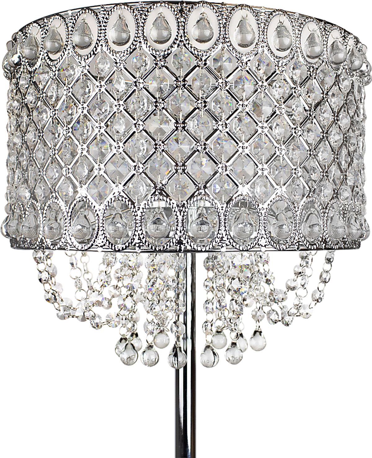 Flagami Boulevard Silver Gray Floor Lamp | Rooms to Go