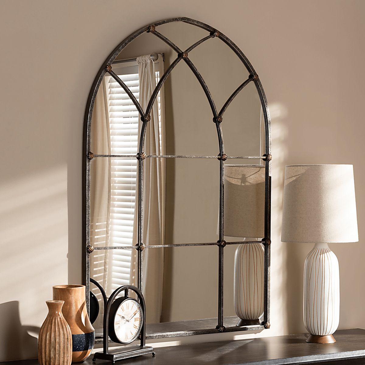 Flagami Silver Gray Mirror | Rooms to Go