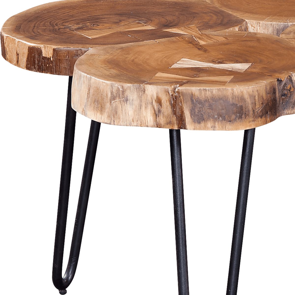 Flangas Brown Dark Wood Cocktail Table | Rooms to Go
