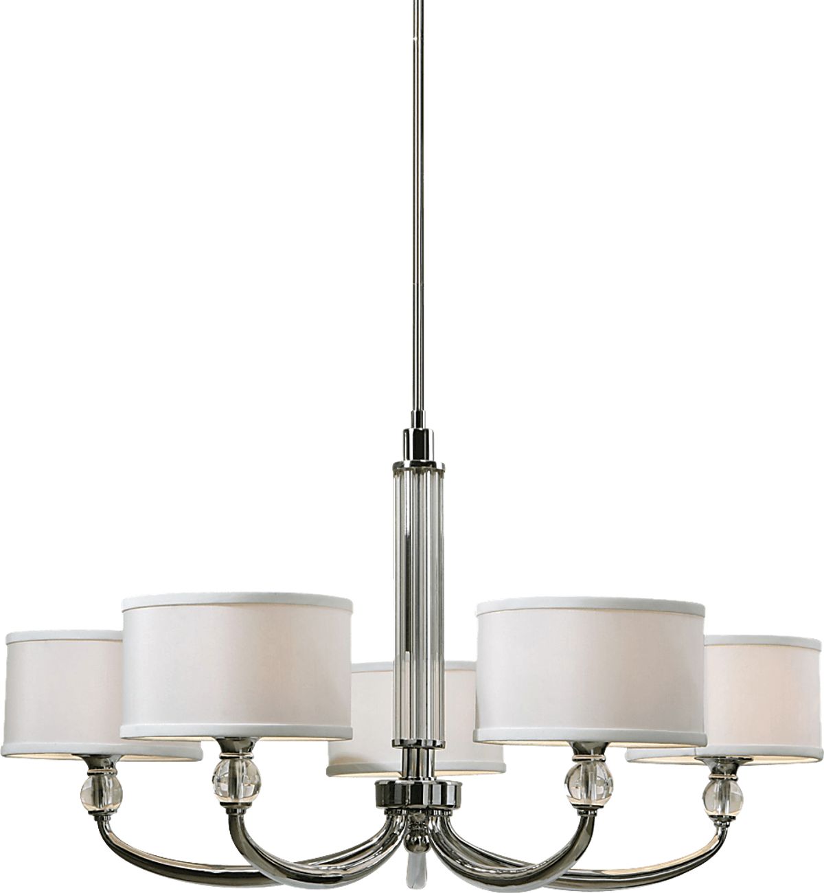 Flint Way Chrome Gray Chandelier | Rooms to Go