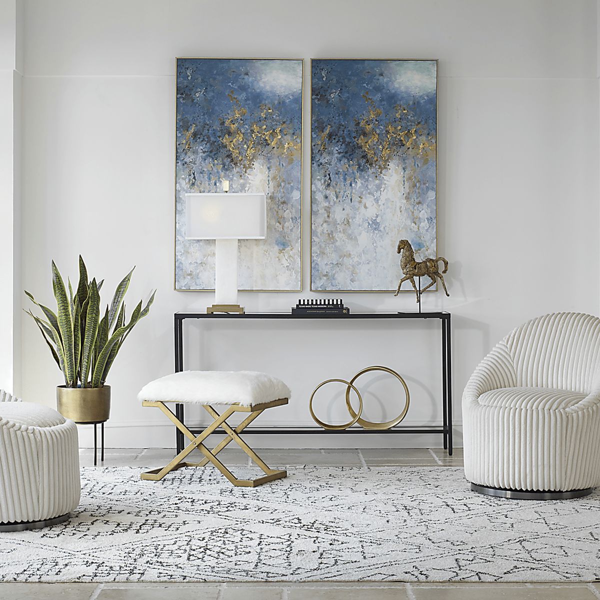 Flite Blue Colors Artwork | Rooms to Go